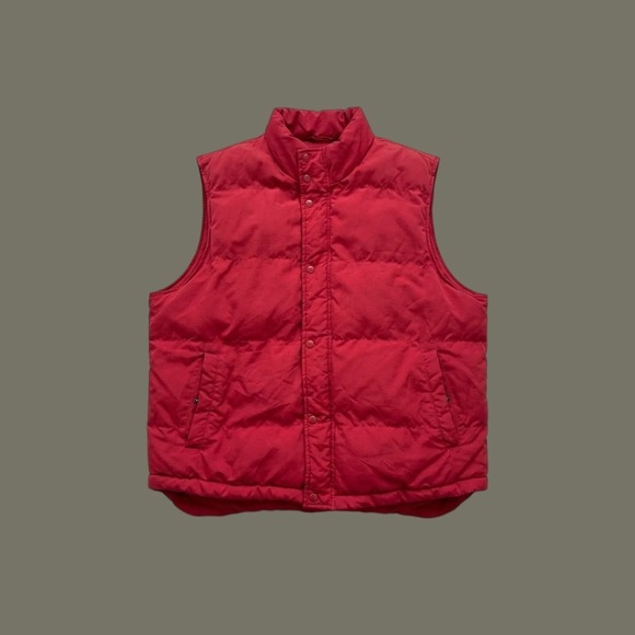St. John's Bay | Jackets & Coats | Mens Xl Red Quilted Puffer Vest Full ...